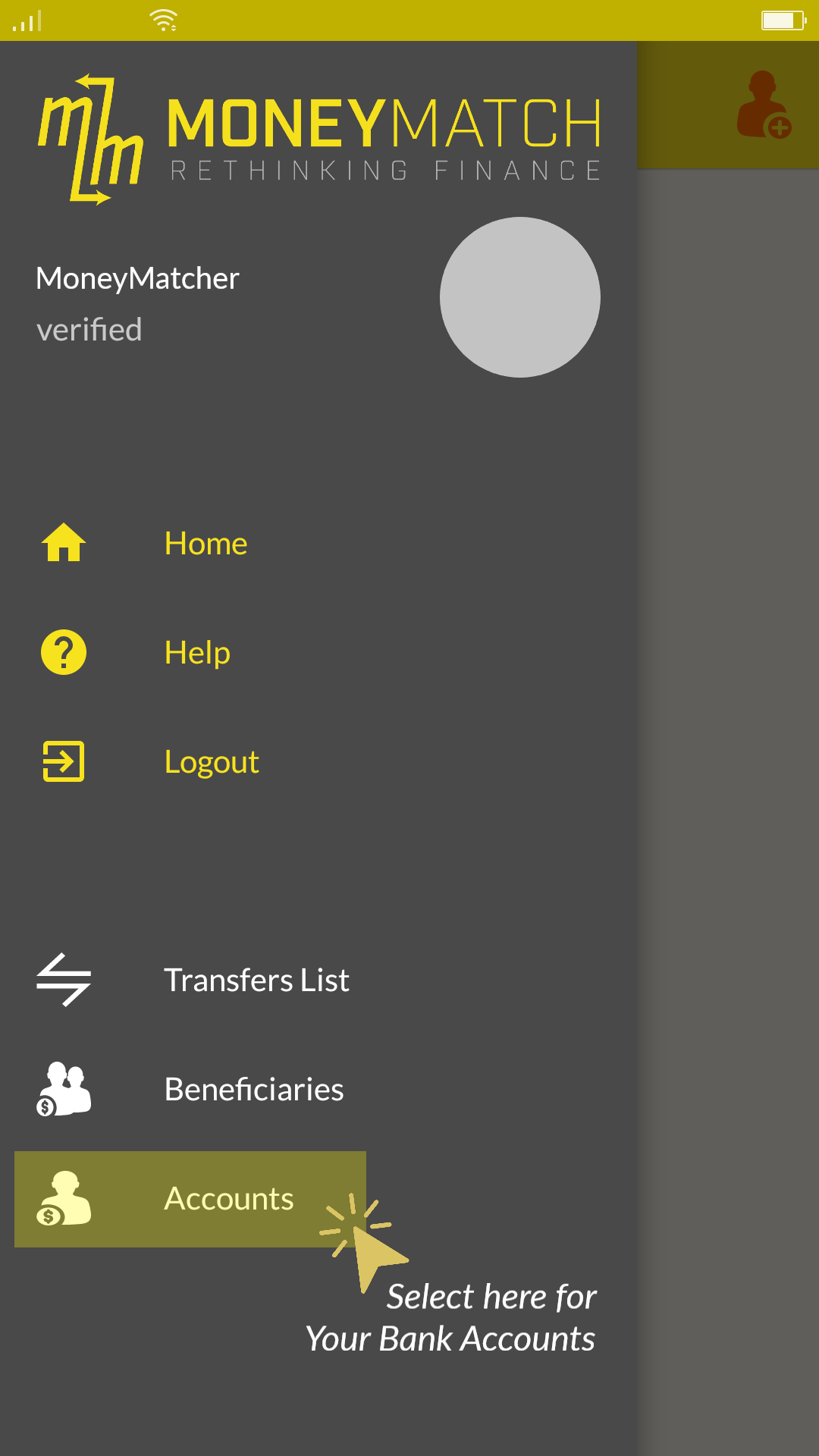 How to add Sender Bank Accounts – MoneyMatch Brunei